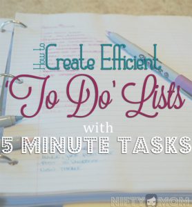 How to be More Productive with Efficient Daily ‘To Do’ Lists – Nifty Mom