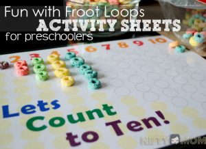 ‘Fun with Froot Loops’ Activity Sheets for Preschoolers – Nifty Mom