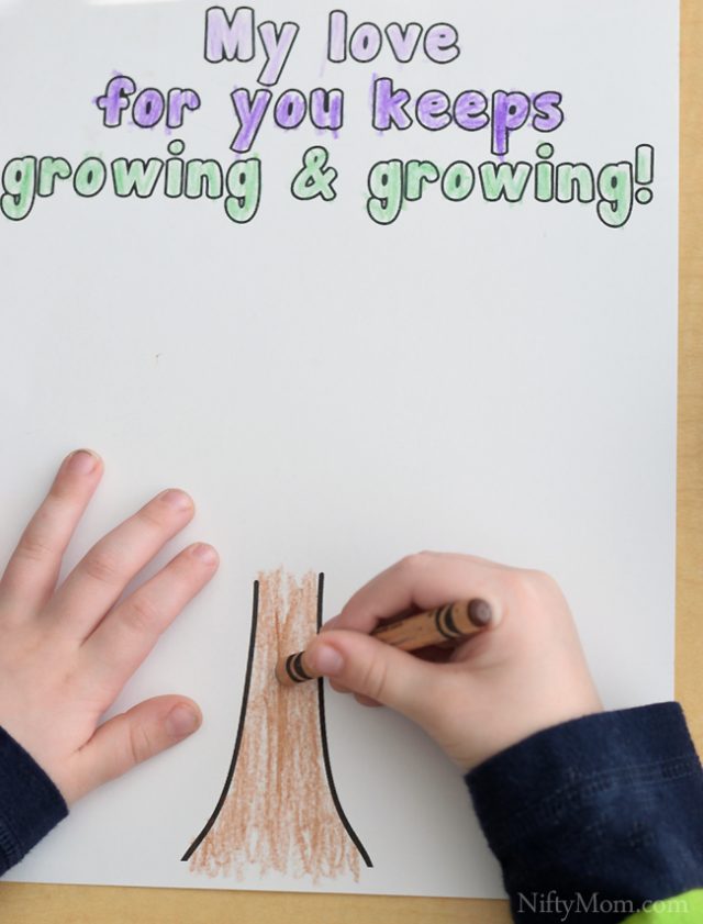 Heart Tree Craft for Kids {Valentine’s Day} – Nifty Mom