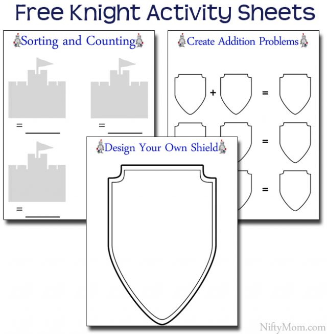 Knight Activity Sheets & Snack Time Ideas – Nifty Mom