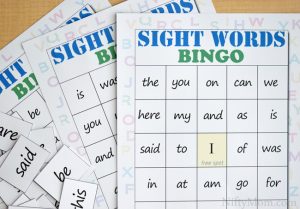 Sight Words BINGO with Free Printables – Nifty Mom