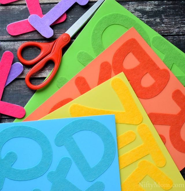 Backyard Learning Ideas – Colorful Letter Activities – Nifty Mom
