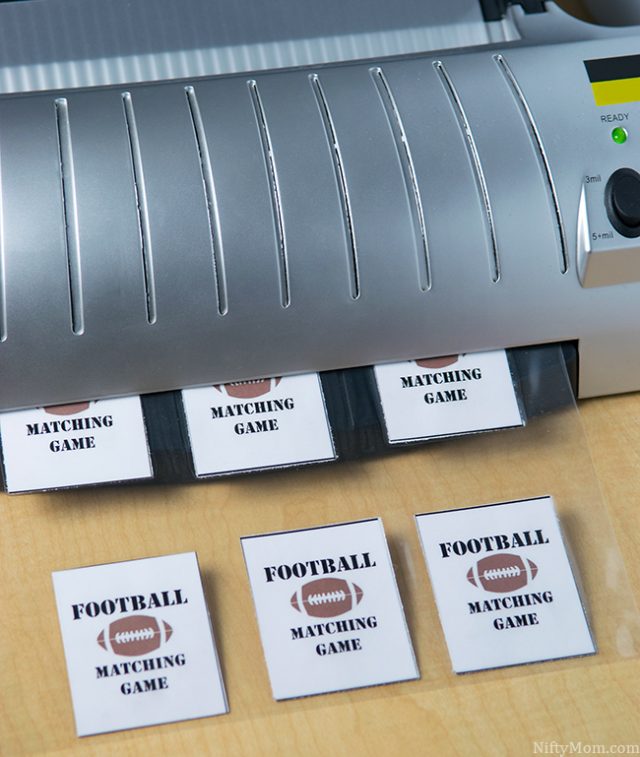 Printable Football Matching Game for Kids – Nifty Mom
