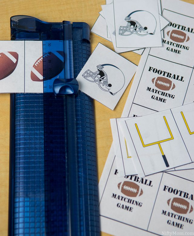 Printable Football Matching Game for Kids – Nifty Mom