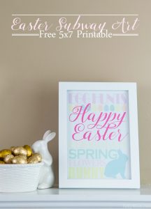 Easter Subway Art – 5×7 Printable – Nifty Mom