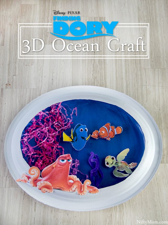 FINDING DORY Craft – 3D Ocean Scene Activity – Nifty Mom