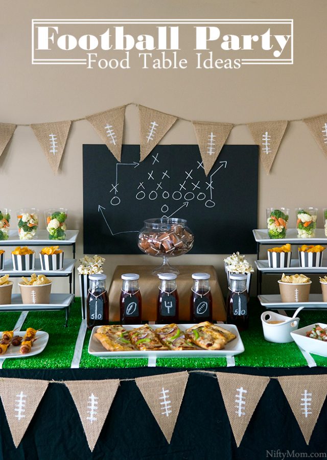 Game Time! Football Party Food Table Ideas – Nifty Mom