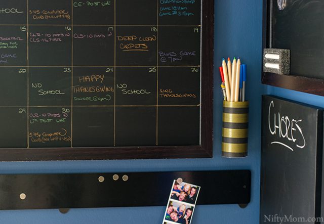 Staying on Track + a DIY Wall Pen Holder – Nifty Mom
