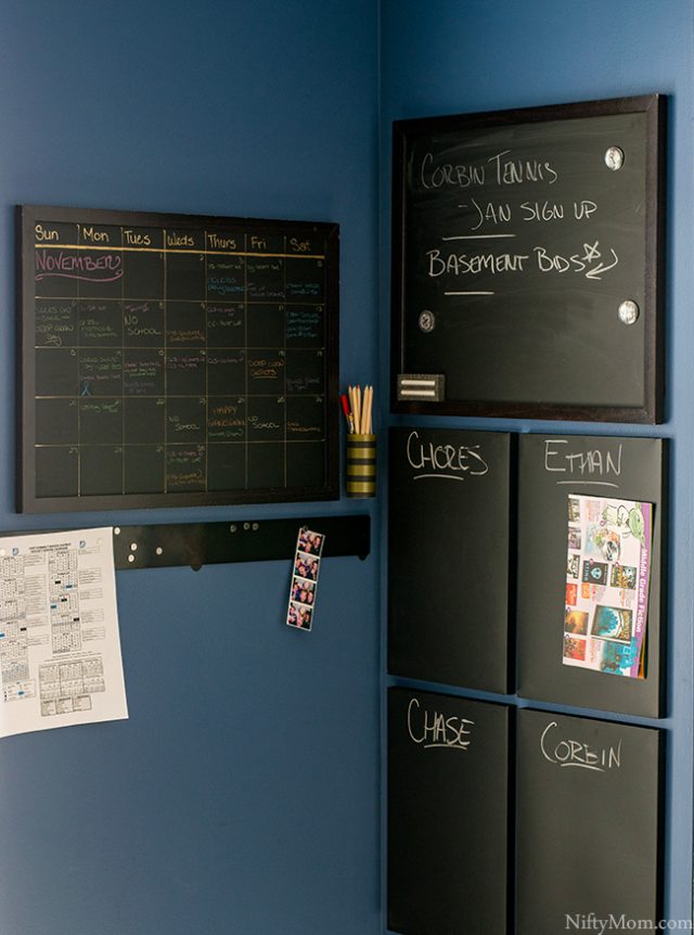 Staying on Track + a DIY Wall Pen Holder – Nifty Mom