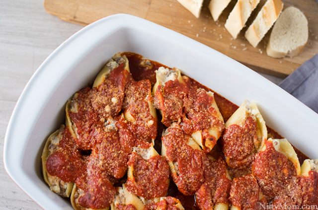 Stuffed Shells with Ground Beef & Cheese – Nifty Mom