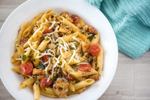 Caprese Chicken Pasta {Quick & Easy Dinner Idea} – Nifty Mom