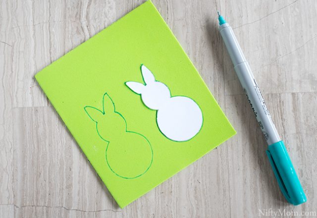 DIY Stamp & Spring Bunny Banner – Nifty Mom