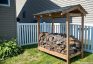 How to Make a Roofed Log Rack {Backyard Project} – Nifty Mom
