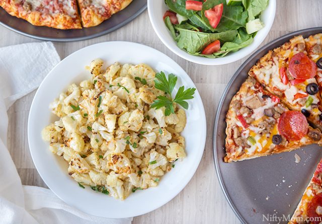 Parmesan Roasted Cauliflower {Easy Side Dish} – Nifty Mom