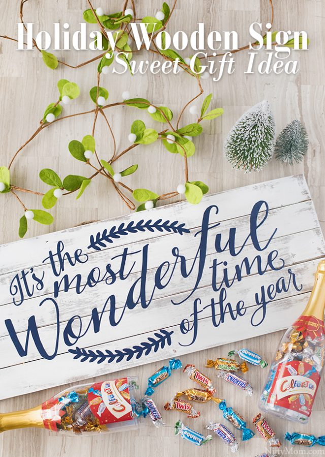 DIY Holiday Wooden Sign {Sweet Gift Idea} – Nifty Mom