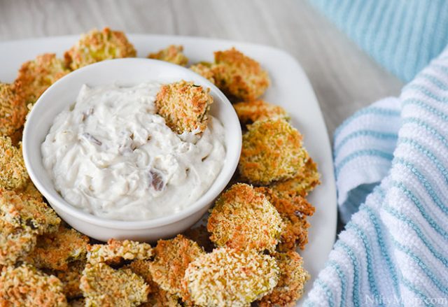 Oven Baked Breaded Pickles – Nifty Mom