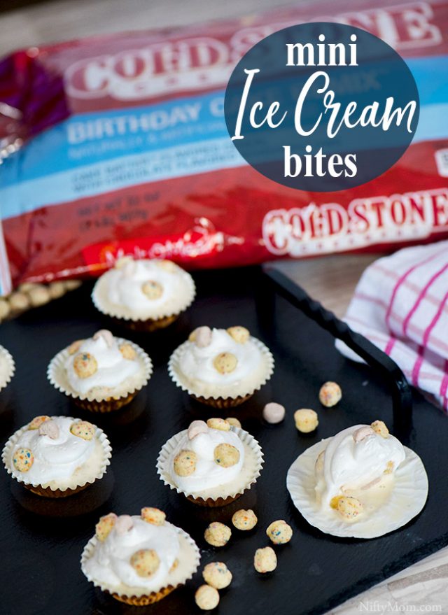 Mini Ice Cream Bites {Easy Dessert Idea} – Nifty Mom