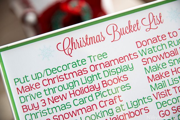 Printable Family Christmas Traditions & Bucket List – Nifty Mom