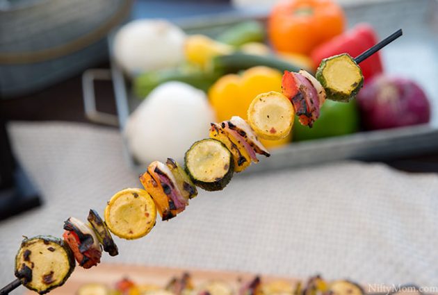 Grilled Italian Marinated Vegetable Skewers – Nifty Mom