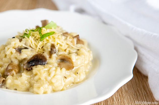 Easy Mushroom Risotto Recipe & Risotto Beginner Tips – Nifty Mom
