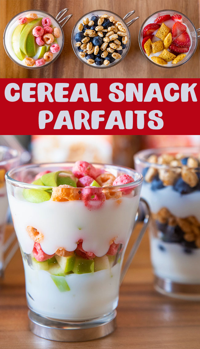 Cereal Snack Parfaits – Nifty Mom