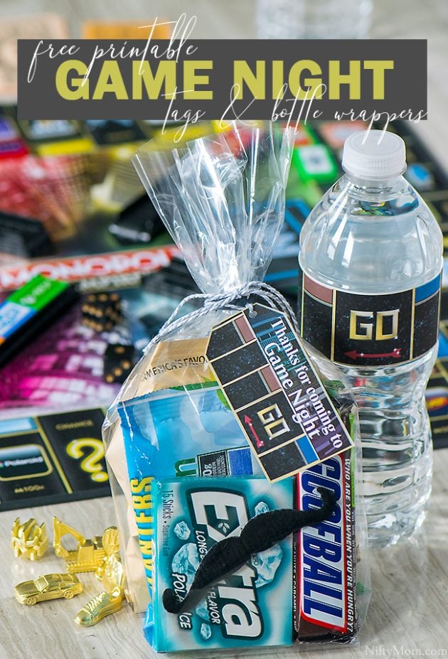 Monopoly Game Night or Party Idea – Printable Tags & Water Bottle ...